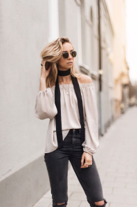 The Skinny Scarf Trend The Edgy Accessory To Take Your Look To The Next ...
