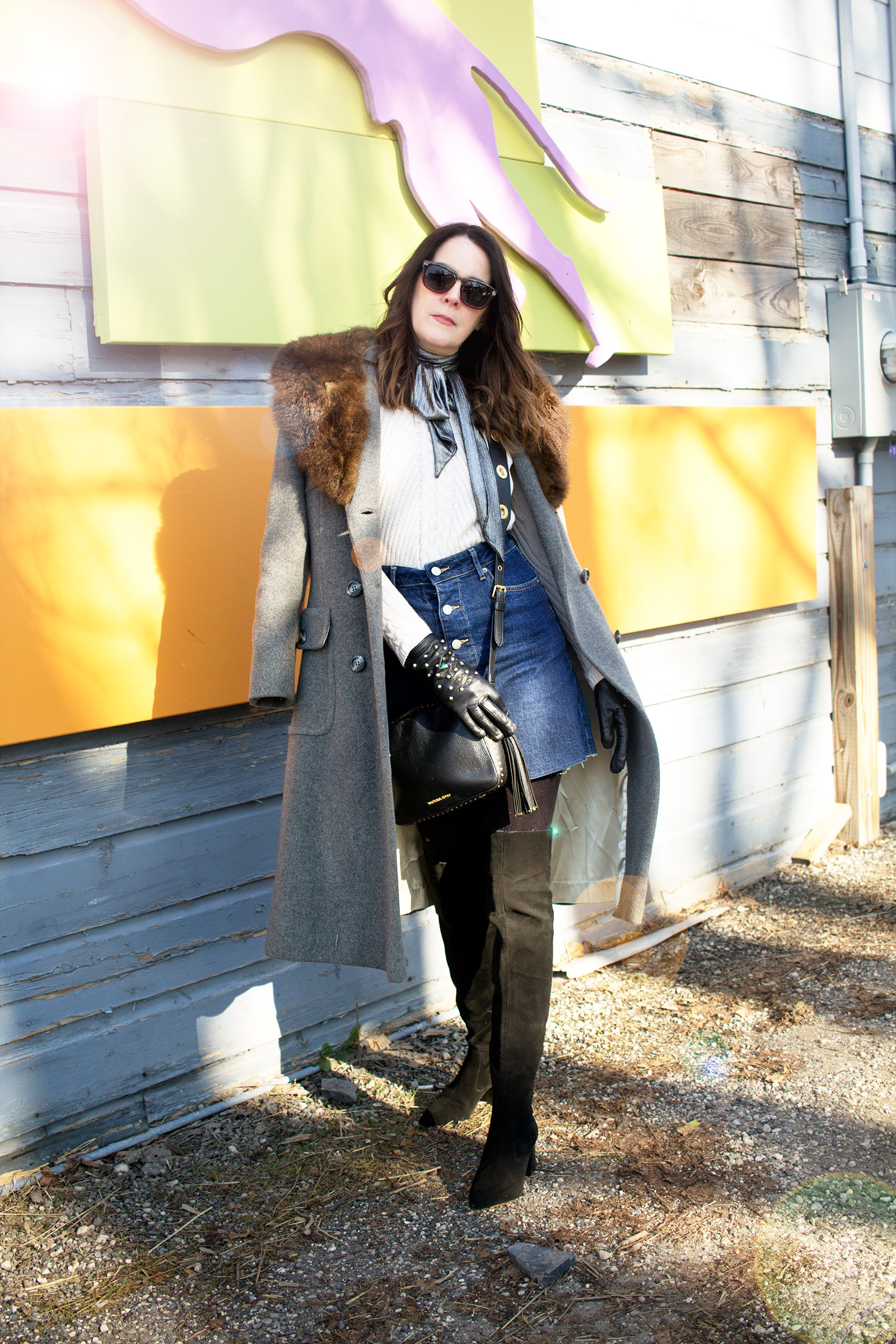 A Thrifted Coat on a Cold Winter Day – ALLIE NYC